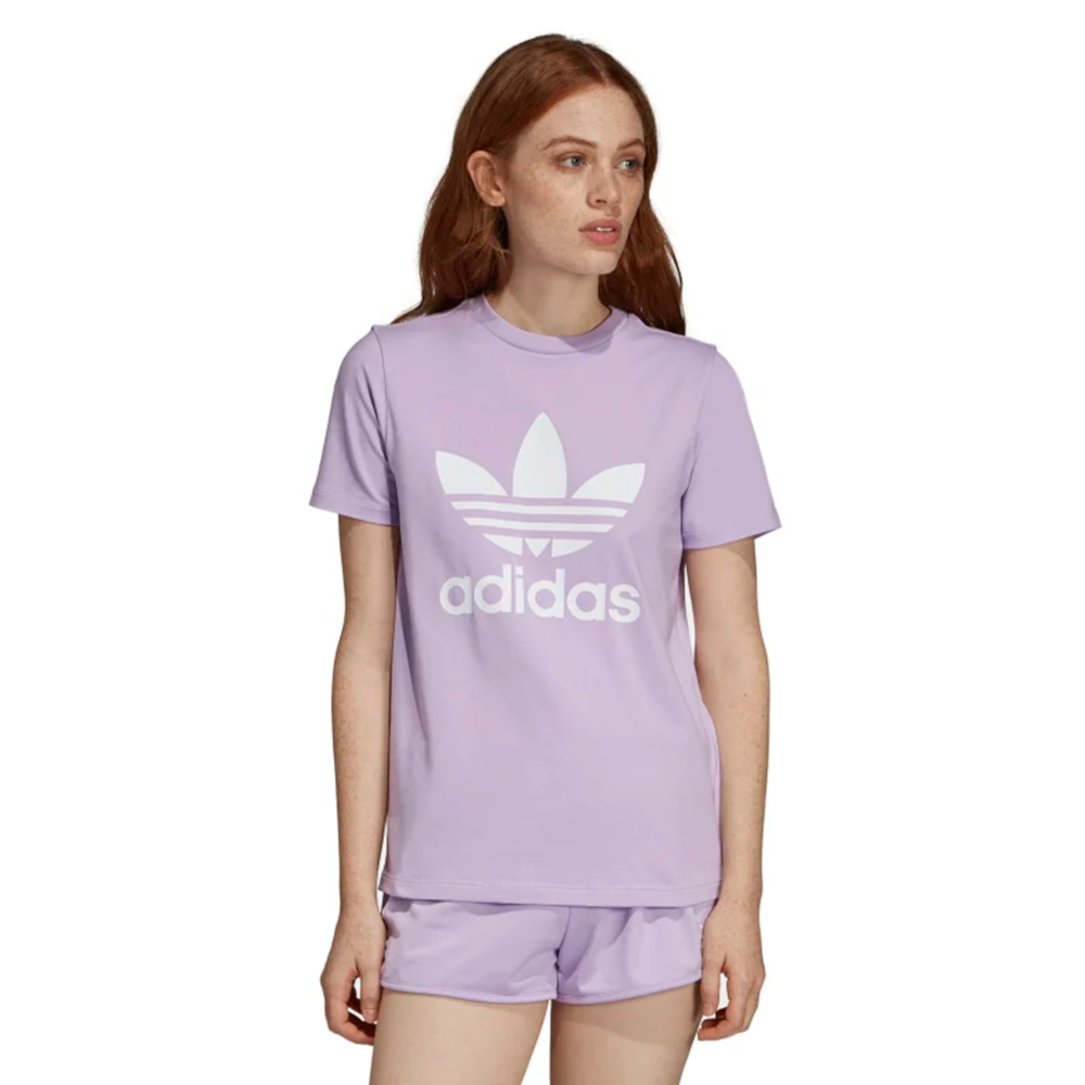 CAMISETA ADIDAS TREFOIL FEMININA ROXA - NewSkull