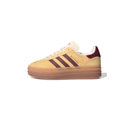 Tênis Adidas Gazelle Bold Feminino Amarelo/Marrom IF5937 - NewSkull