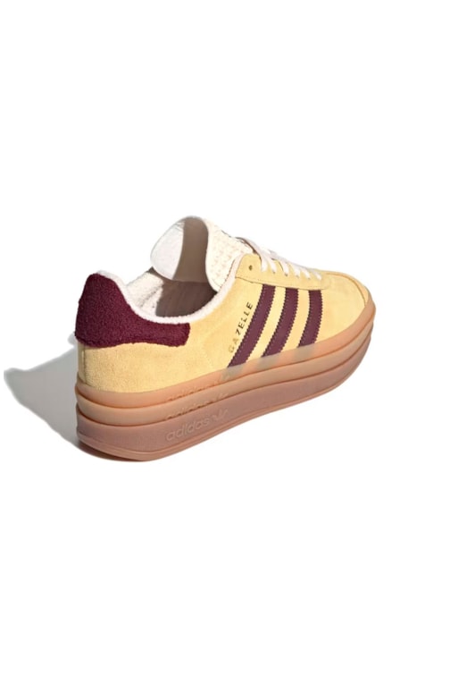 Tênis Adidas Gazelle Bold Feminino Amarelo/Marrom IF5937 - NewSkull