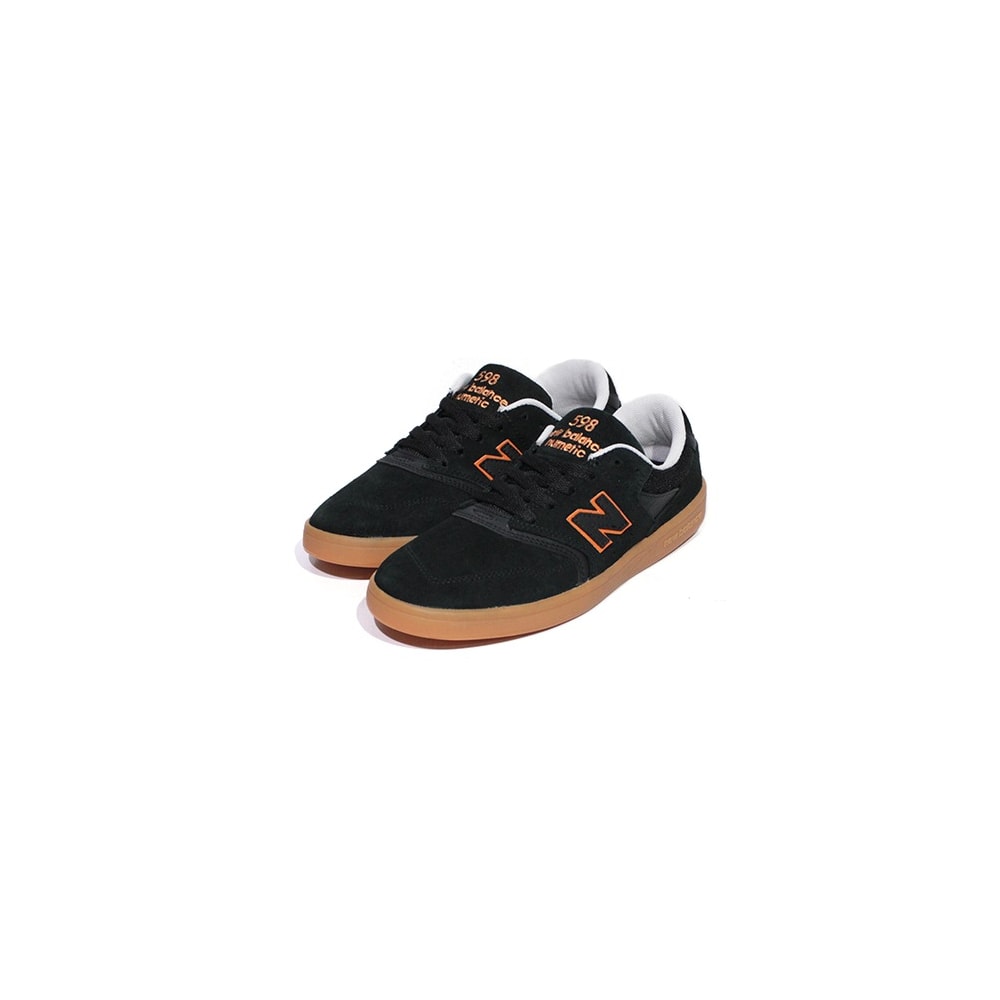 Tênis New Balance Numeric 598 Preto Laranja Gum - NewSkull